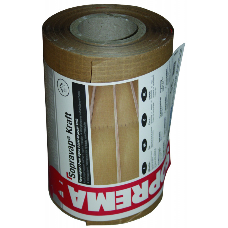 SOPRAVAP KRAFT Rouleau de 50m x 1,5m au meilleur prix - Pare-vapeur