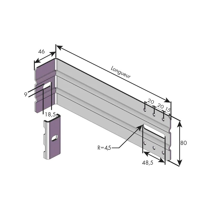 Equerre longue de bardage- Système de fixation long pour l’ITE au ...