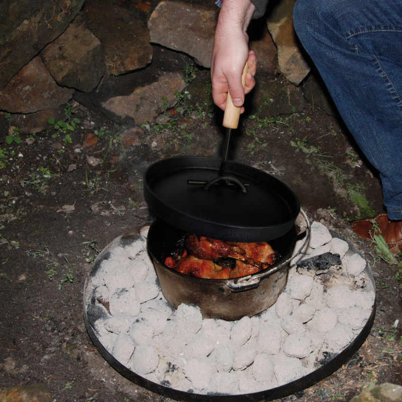 Marmite chaudron traditionnelle en fonte petit modèle 3 litres au ...
