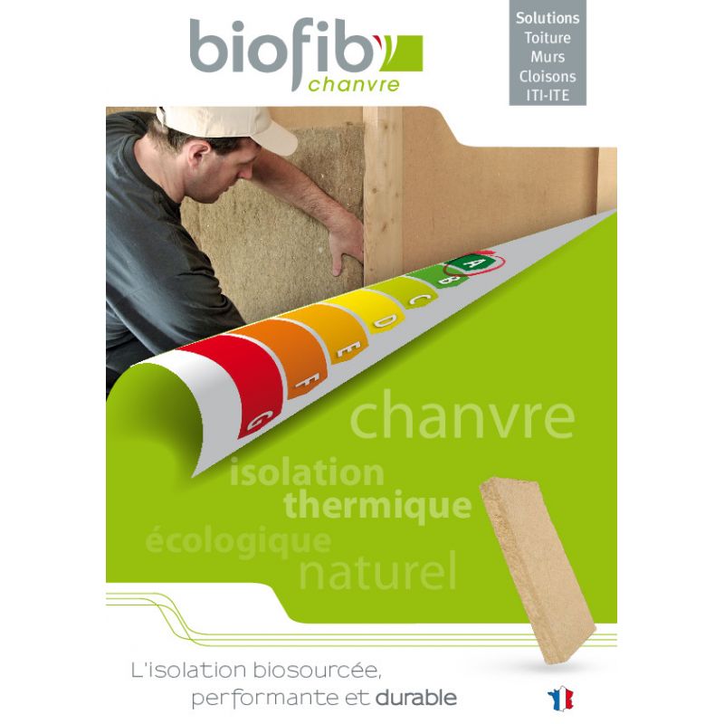 BIOFIB CHANVRE | Ep.200mm 1,25x0,6m | R5 au meilleur prix - Isolant ...