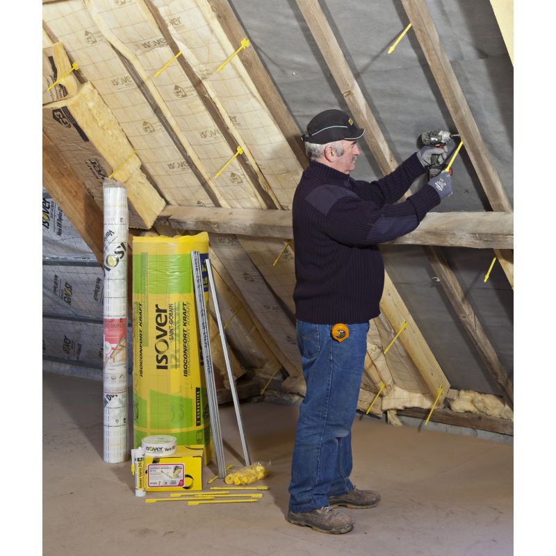 SUSPENTE INTEGRA 2 200 isolant entre 160 et 200mm Lot de 50 au meilleur prix - ISOVER INTEGRA ...