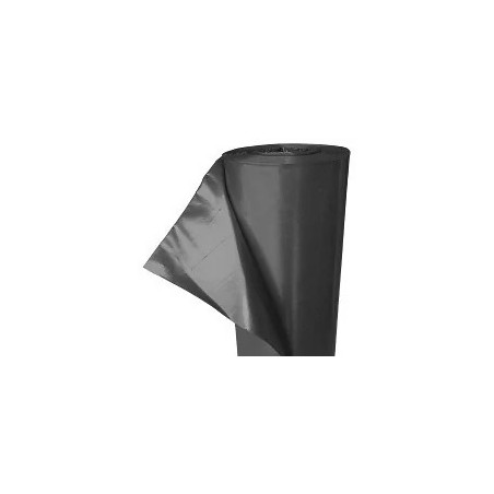 Film plastique d'étanchéité sous-dalle en polyéthylène noir Type 300 ...