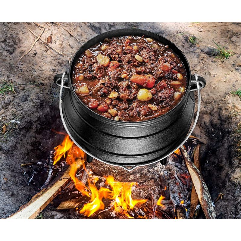 Marmite ou chaudron en fonte alimentaire de 12 litres au meilleur prix ...