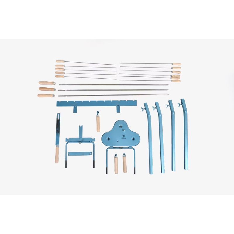 Barbecue au charbon de bois de Chypre (Foukou) avec mécanisme de levage