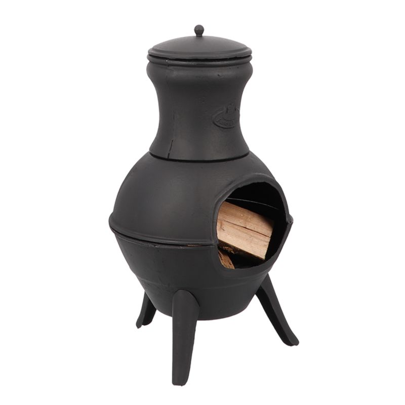 Chauffe Terrasse Noir Fonte 70cm Esschert Design BV