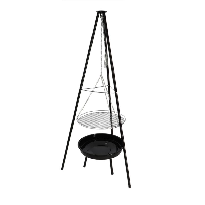Braséro avec trépied Noir Esschert Design BV
